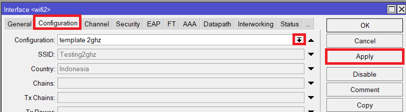 Citraweb.com : Konfigurasi WifiWave2 Mikrotik